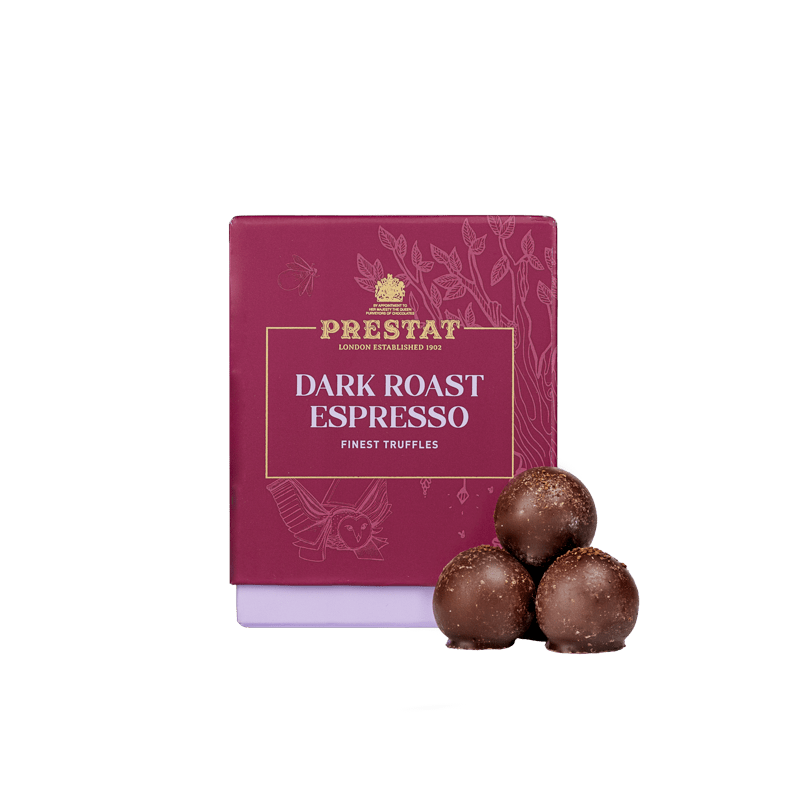 Dark Roast Espresso Truffle Cube | Prestat Chocolates