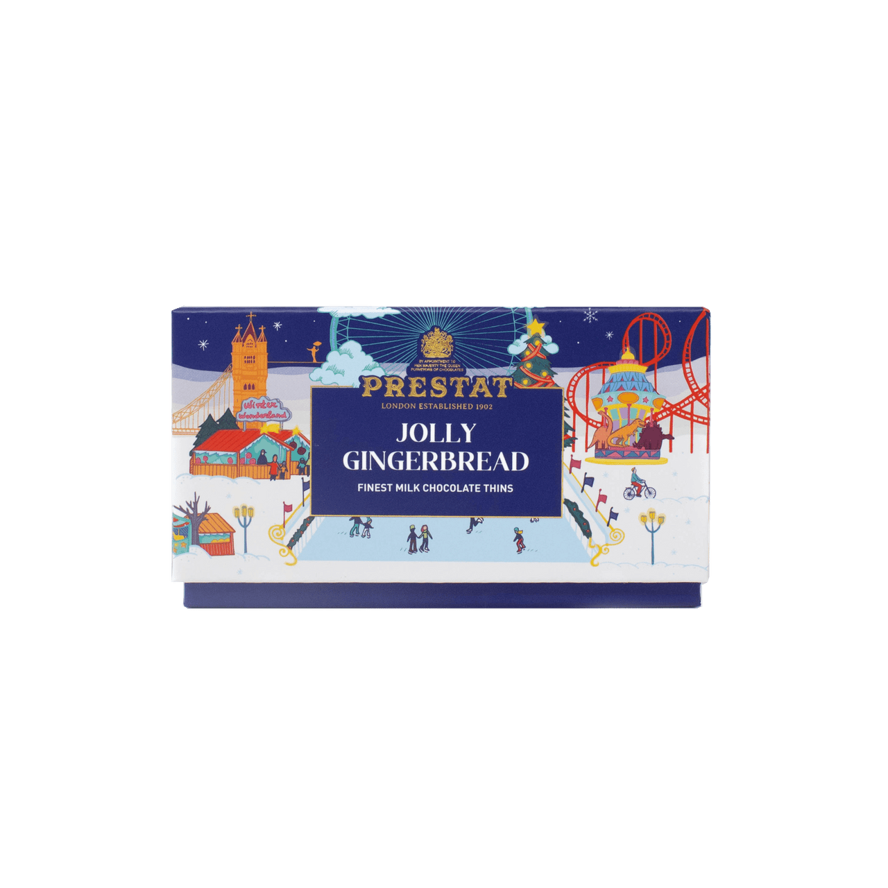 Jolly Gingerbread Chocolate Thins | Shop Online – Prestat Chocolates