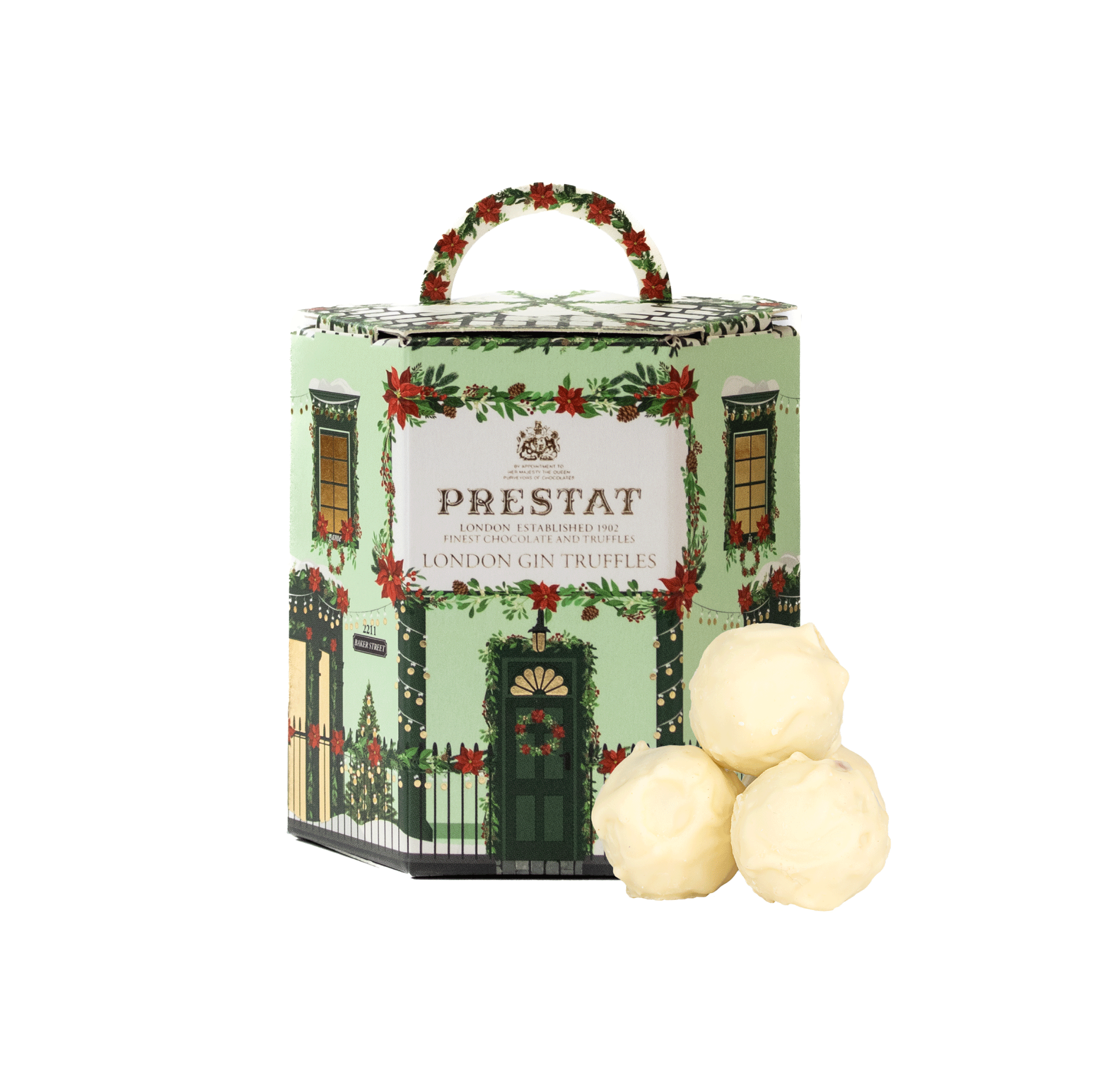 Gin Truffles – Christmas House – Prestat Chocolates